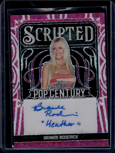 2024 LEAF POP Century Brande Roderick SCRIPTED AUTO #7/7 signed ...