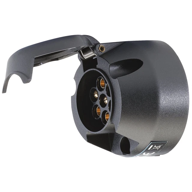 DRAPER 7 PIN N-Type Towing Socket With Weatherproof Sprung Loaded Cover ...