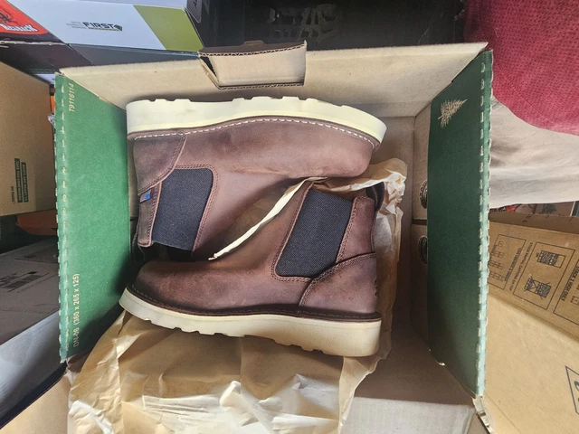 DANNER 15484- MEN'S Chelsea Boot, SIZE 8.5 D Brown composite toe. £80. ...