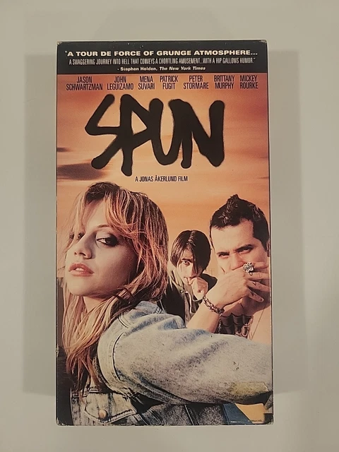 SPUN (VHS, 2003, R-Rated Version) Brittany Murphy Mickey Rourke Drugs ...