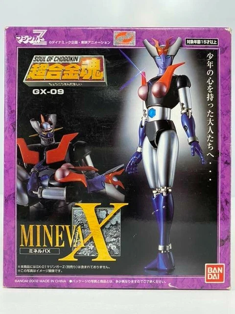 FIGURINE SOUL OF Chogokin Mazinger Z MINERVA X GX-09 BANDAI du Japon ...