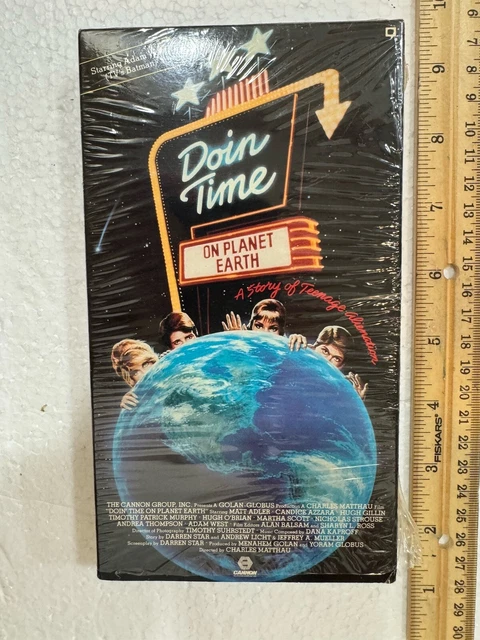 DOIN TIME ON Planet Earth VHS 80s Cult Comedy RARE OOP Matt Adler 1988 ...