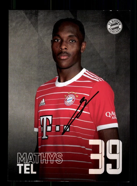 MATHYS TEL AUTOGRAMMKARTE Bayern München 2022-23 Original Signiert EUR ...