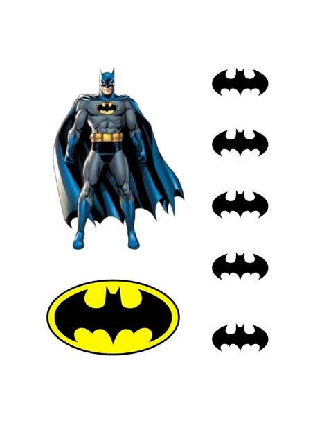 BATMAN BIRTHDAY PARTY edible Icing Sheet A4 Cake £5.99 - PicClick UK