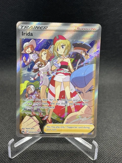 POKÉMON TCG IRIDA Crown Zenith Galarian Gallery GG63/GG70 Full Art NM ...