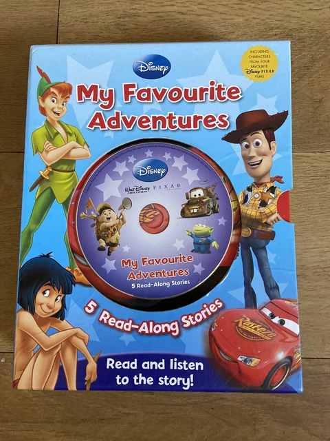 DISNEY MY FAVOURITE Adventures Cd & 5 Read Along Story Books Vgc £4.50 ...
