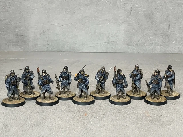 DEATH KORPS OF Krieg Infantry Squad At Ease Warhammer 40K Astra ...