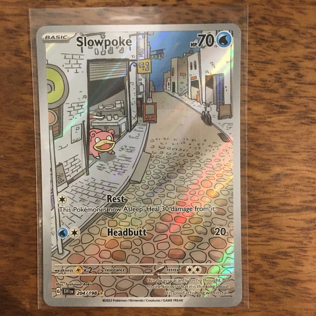 POKÉMON TCG SLOWPOKE Scarlet & Violet Base Set 204/198 Holo ...