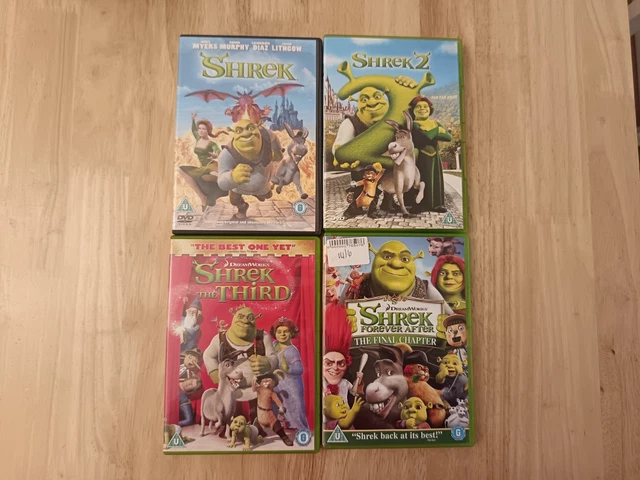 SHREK MOVIE COLLECTION 1 2 3 Final Chapter DVD BUNDLE FREE P+P £12.99 ...