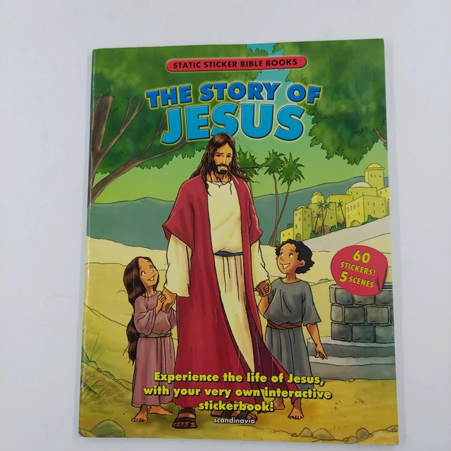 STICKER BOOK THE Story of Jesus-Bible Games-Bible Story Book for ...