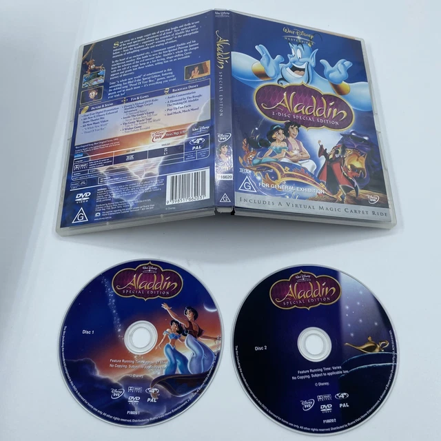 ALADDIN (DVD, 1992) 2 Disc Special Edition $20.80 - PicClick AU