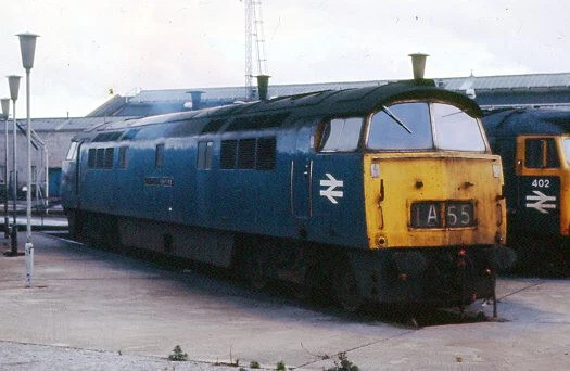 ORIGINAL COLOUR SLIDE of D1059 BR class 52 Western diesel hydraulic ...