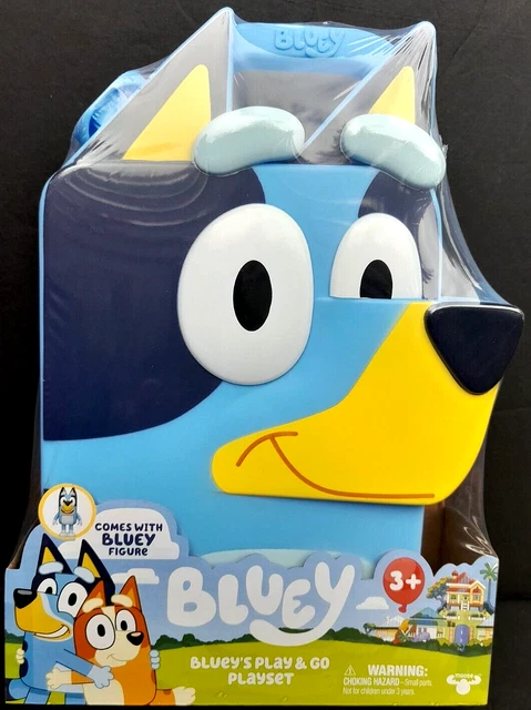 BLUEY: BLUEY'S PLAY & Go Playset Collectors Case, Inc. Bluey Figure - New Sealed EUR 13,96 ...