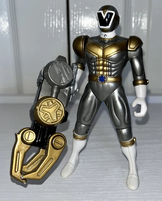 POWER RANGERS LIGHTSPEED Rescue Titanium Ranger £5.50 - PicClick UK