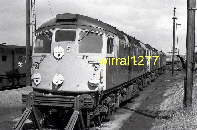 6X4 RAILWAY photograph (Black & White) Class 26 26037 at Inverness £1. ...