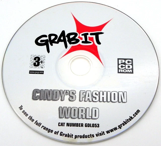 CINDY'S FASHION WORLD (Mode Learning, Grabit, PC Video Game, GDL053 ...