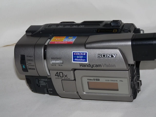 SONY PAL CCD-TRV37E PAL HI8 8mm Video8 Camcorder VCR Player Video ...