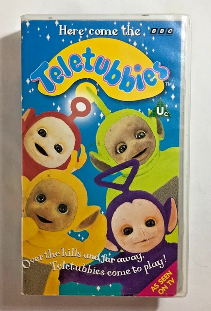 TELETUBBIES VHS HERE Come the Teletubbies BBC Tele-Tubbies 1997 Video ...
