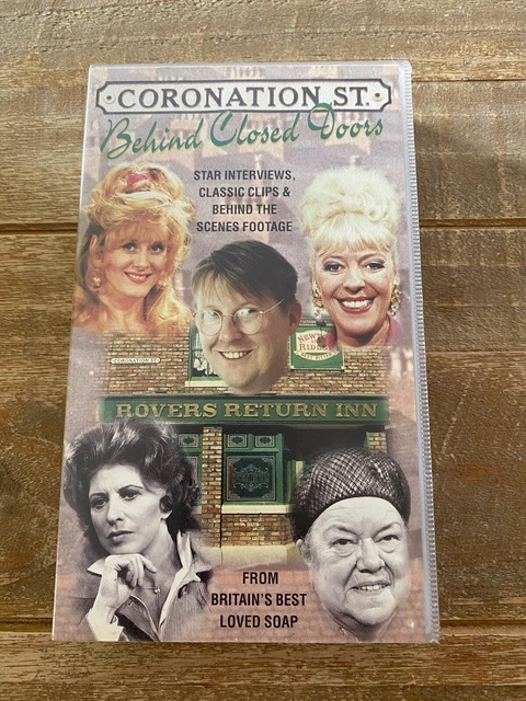 CORONATION STREET BEHIND Closed Doors VHS Video Star Interviews Classic ...