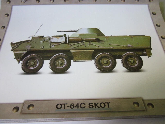 RADPANZER TYPENBLATT OT 64C Skot Tschechoslowakei 1964 Schützenpanzer ...