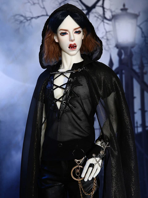 FULL SET VAMPIRE BJD Doll 1/3 Uncle Man Male Face Makeup+Wig+Clothes ...