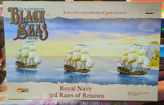 ROYAL NAVY 3RD Rates Of Renown - Black Seas - Warlord Games £35.00 ...