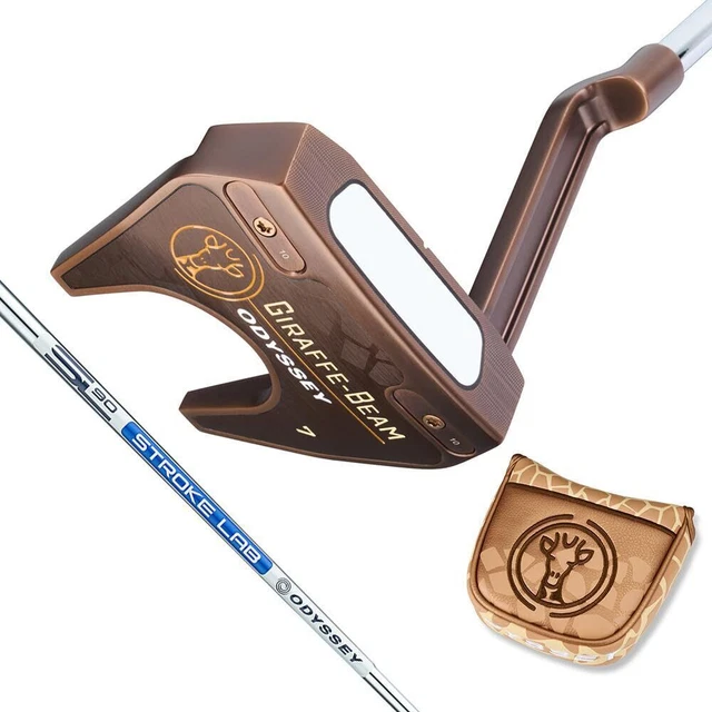 NOUVEAU PUTTER DROITIER Odyssey GIRAFFE-BEAM #7 Type maillet STROKE LAB ...