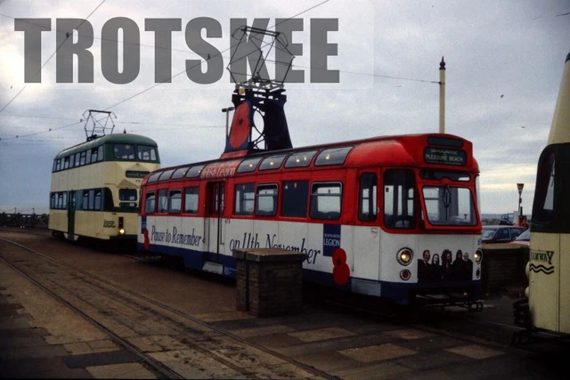 35MM SLIDE BLACKPOOL Transport Single Decker Tram Strassenbahn 678 1998 Original £4.99 - PicClick UK