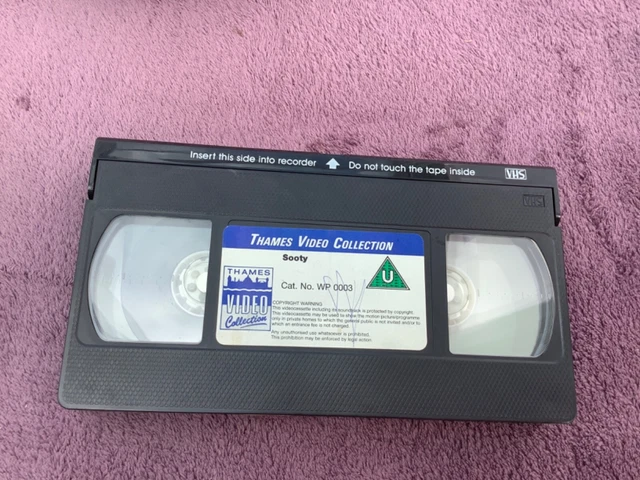VINTAGE 80S SOOTY'S TIME CAPSULE THAMES PAL VHS VIDEO CARDBOARD BOX £6. ...