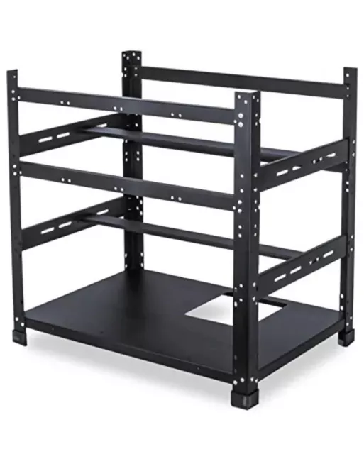 12 GPU MINING Rig Frame - 3 Layers Stackable Steel Mining Case £80.00 ... 12 GPU MINING Rig Frame - 3 Layers Stackable Steel Mining Case £80.00 ...