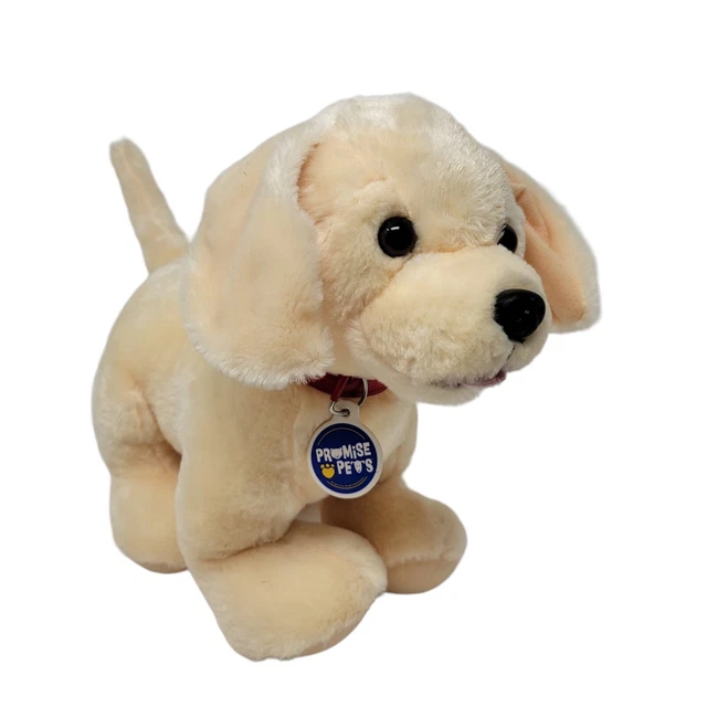 BUILD-A-BEAR PROMISE PETS Labrador Golden Retriever Puppy Dog Plush Red ...