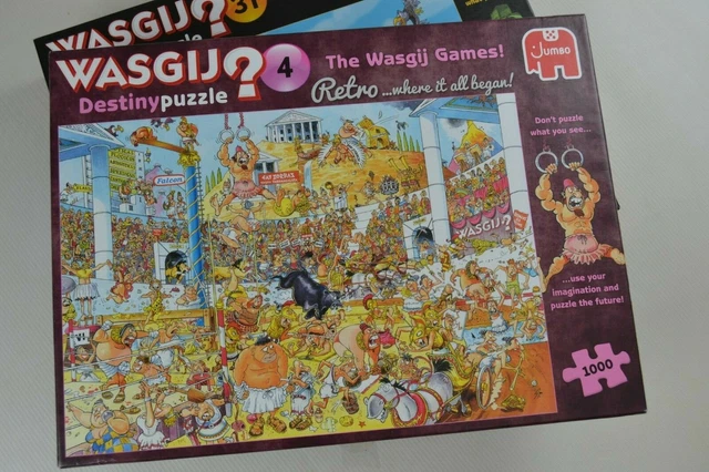 WASGIJ 1000 LARGE puzzle Jigsaws DESTINY RETRO 4 WHERE IT ALL BEGAN ...