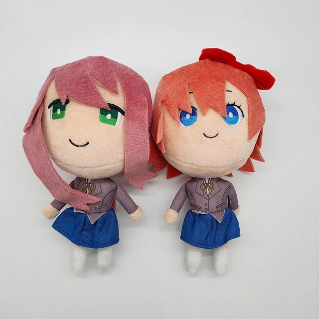 DOKI DOKI LITERATURE Club Plush Toys Cute Ddlc Sayori/Yuri/Natsuki/Monika Dolls £7.70 - PicClick UK