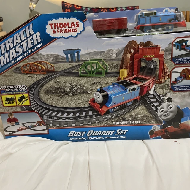 BRAND NEW - Thomas & Friends Trackmaster Busy Quarry Set With Thomas ...