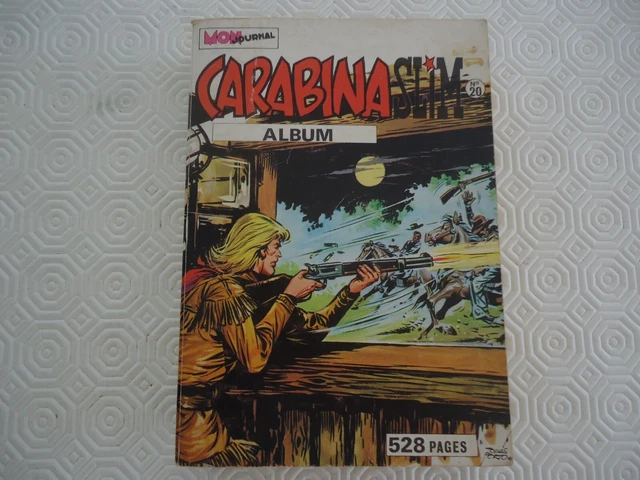 BD ALBUM CARABINA SLIM N° 20 avec N° 77 78 79 80 BE+/TBE EUR 22,00 ...