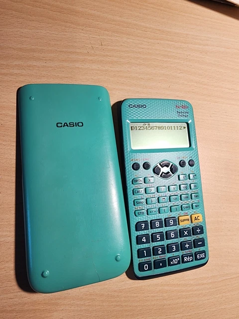 CALCULATRICE CASIO FX-92 Spéciale Collège avec coque avec traces de ...