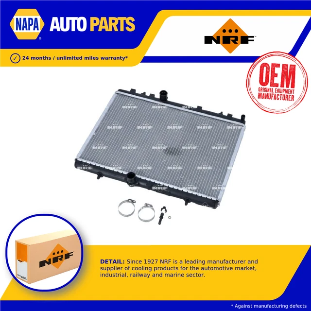 RADIATOR FITS CITROEN DS4 THP, VTi 1.6 1.6D 2.0D 11 to 15 NRF 1330F5 ...