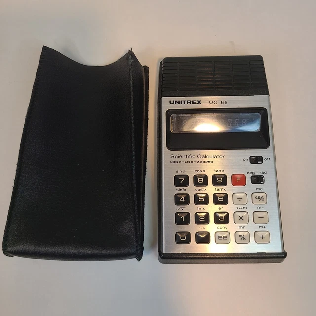 VINTAGE UNITREX UC 65 calculator. Nice Rare Vintage Scientific ...