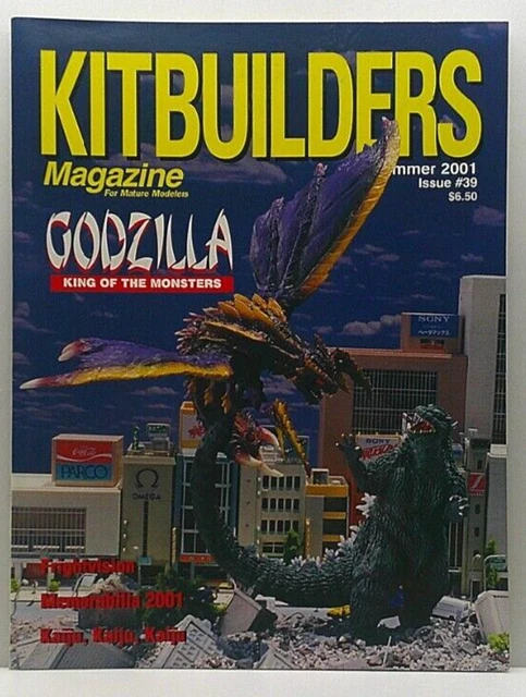 KITBUILDERS MAGAZINE #39 2001 Godzilla Kaiju Takao Yamakawa ...