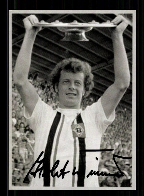 HERBERT WIMMER AUTOGRAMMKARTE Borussia Mönchengladbach Deutscher ...