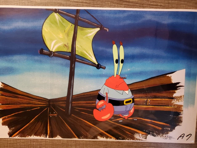 SPONGEBOB SQUAREPANTS ORIGINAL Production Cel Cell Animation Art Nm £ ...
