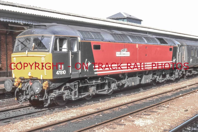 UK RAILWAY PHOTOGRAPH Of Class 47 47810. Rm47-2743 £1.70 - PicClick UK