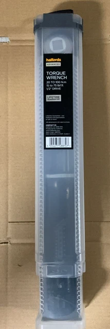 HALFORDS ADVANCED TORQUE wrench 1/2"drive 20 To 100 N.m £84.99 ...