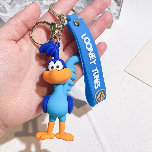 3D LOONEY TUNES Road Runner Keyring Keychain Pendant Bag Backpack Car ...