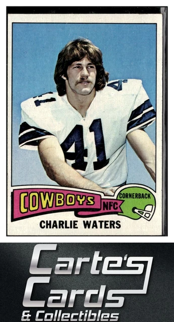 CHARLIE WATERS 1975 Topps #59 Dallas Cowboys recrue RC EUR 5,48 ...