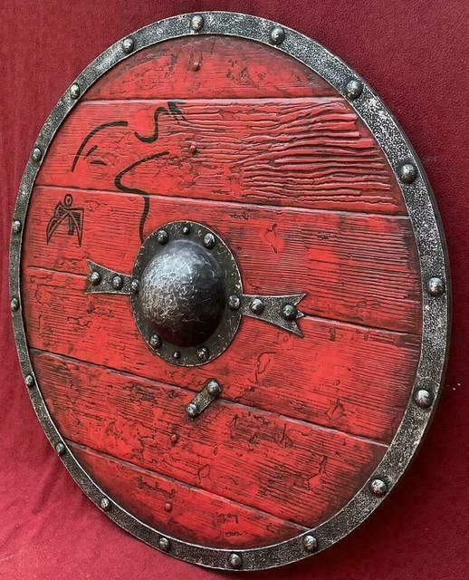 Medieval Ragnar Lothbrok Authentic Battleworn Viking Shield Eur 156 20