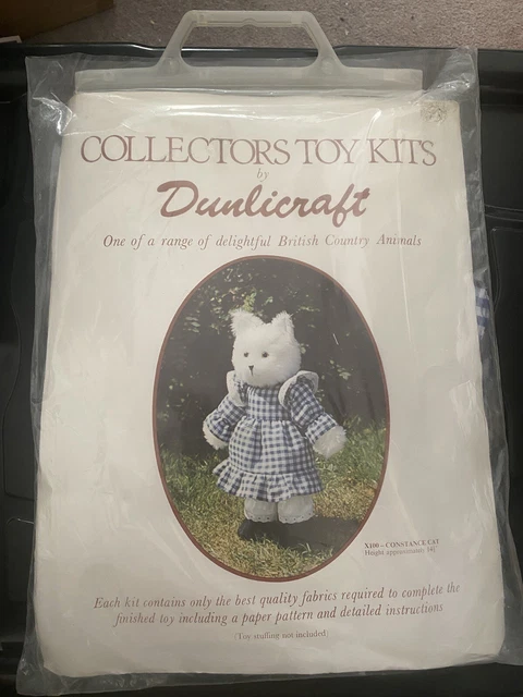 COLLECTORS TOY KIT By Dunlicraft Constance Cat Craft Kit £25.99 ...