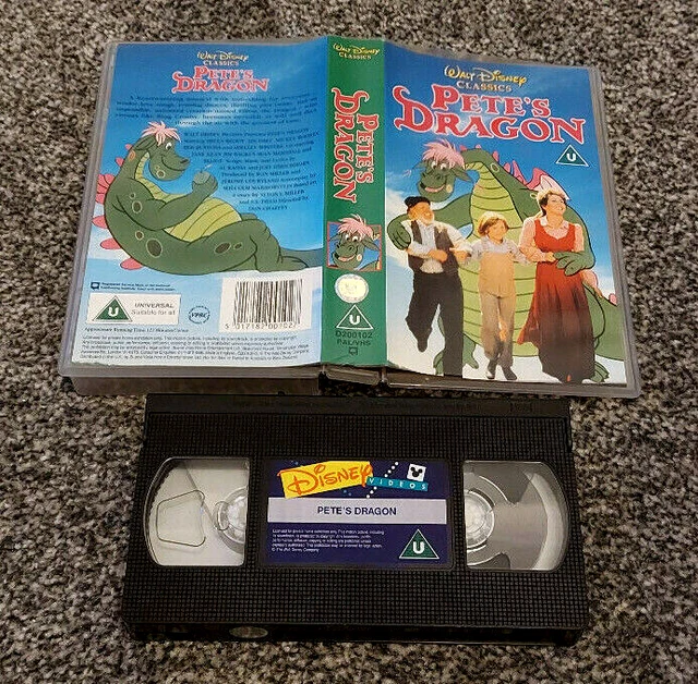 WALT DISNEY CLASSICS Pete's Dragon Pal Vhs Video Kids Children £3.50 ...