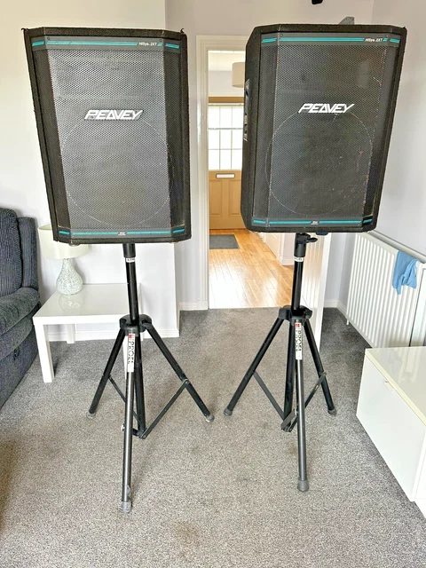 PEAVEY HISYS 2XT FULL RANGE SPEAKERS 15" WITH PROEL AIR CUSHIONED ...
