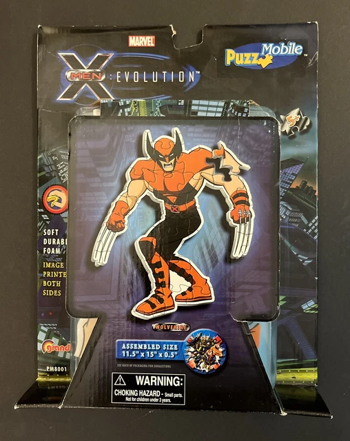 RARE NEW MARVEL X-Men: Evolution Wolverine Puzz Mobile Sealed! $23.85 ...